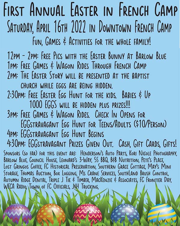 French Camp, MS Easter Egg Hunt - NatchezTraceTravel.com