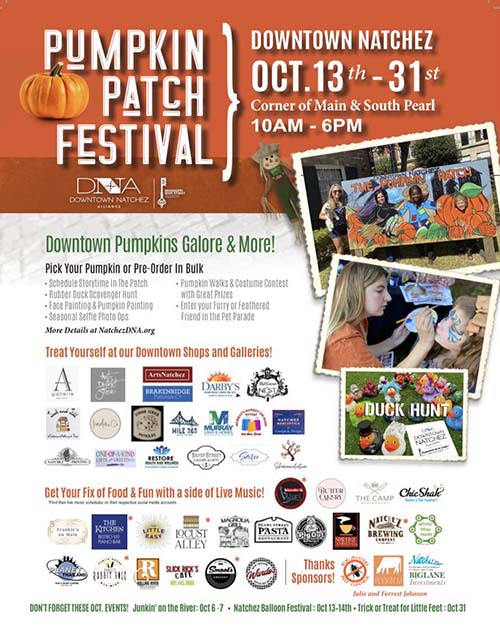 Pumpkin Patch Festival - NatchezTraceTravel.com